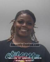 Recent Booking / Mugshot for CIERRA DANIELLE HOLMES in Madison County ...