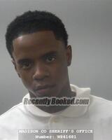 Recent Booking / Mugshot for TRAVION DEMOND EVANS in Madison County ...