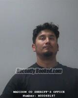 Recent Booking / Mugshot for ERICK BADILLO RAMIREZ in Madison County, Alabama