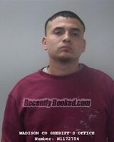 Recent Booking / Mugshot for JESUS NANTANAEL TREVINO in Madison County ...