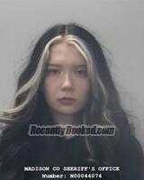 Recent Booking / Mugshot for MADISON JAIDE BROWN in Madison County, Alabama