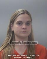 Recent Booking / Mugshot for MOLLY GRACE PARKER in Madison County, Alabama