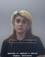 Recent Booking / Mugshot for BRITTANY LYNNE PENDLETON in Madison County, Alabama