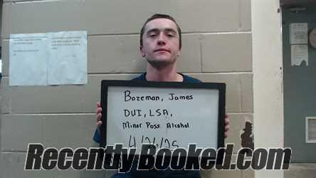 Recent Booking / Mugshot for JAMES K BOZEMAN in Marion County, Alabama