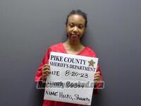 Recent Booking / Mugshot for SHANEKA RENEE HICKS in Pike County, Alabama