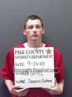 Recent Booking / Mugshot for ANTHONY BLAKE SHEPPARD in Pike County, Alabama