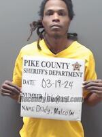 Recent Booking / Mugshot for MALCOLM DEVON DILDY in Pike County, Alabama