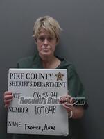 Recent Booking / Mugshot for ANNA LYNN TROTTER in Pike County, Alabama
