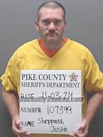 Recent Booking / Mugshot for JUSTIN BRANDON SHEPPARD in Pike County ...