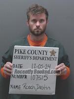 Recent Booking / Mugshot for DUSTIN MICHAEL ROACH in Pike County, Alabama