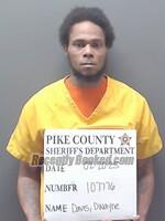 Recent Booking / Mugshot for DWAYNE DAVIS in Pike County, Alabama