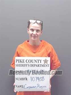Recent Booking / Mugshot for REGINA DIANA CARPENTER in Pike County, Alabama
