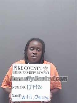 Recent Booking / Mugshot for CHARNIKA WILLIS in Pike County, Alabama
