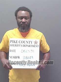 Recent Booking / Mugshot for REGINALD DESHEA RILEY in Pike County, Alabama
