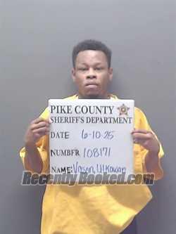 Recent Booking / Mugshot for ULKOWAN LEESHON VASON in Pike County, Alabama