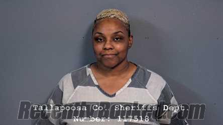 Recent Booking / Mugshot for SHARMAINE YVETTE DAVIS in Tallapoosa ...