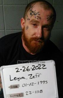 Recent Booking / Mugshot for Zeff Aaron Leyva in Sebastian County, Arkansas