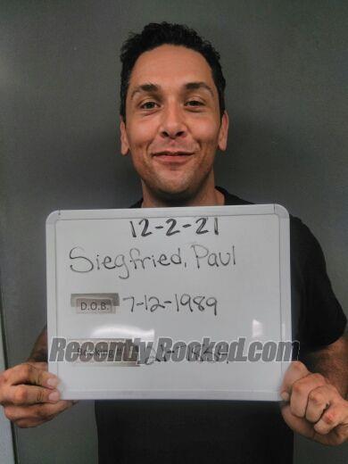 Recent Booking / Mugshot for PAUL WILLIAM SIEGFRIED in Sebastian County ...