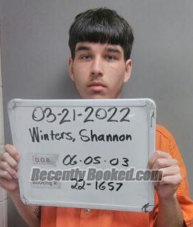 Recent Booking / Mugshot for SHANNON DANIEL WINTERS in Sebastian County ...