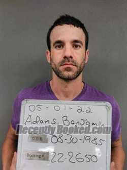 Recent Booking / Mugshot for Benjamin Adams in Sebastian County, Arkansas