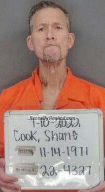 Recent Booking / Mugshot for Shane Roy Cook in Sebastian County, Arkansas