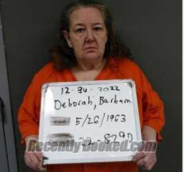 Recent Booking / Mugshot for DEBORAH BARHAM in Sebastian County, Arkansas