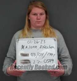 Recent Booking / Mugshot for ELIZABETH KATHERINE MALONE in Sebastian ...