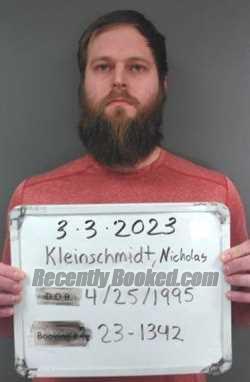 Recent Booking / Mugshot for Nicholas Wayne Kleinschmidt in Sebastian ...