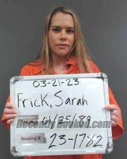 Recent Booking / Mugshot for SARAH MEGAN FRICK in Sebastian County ...