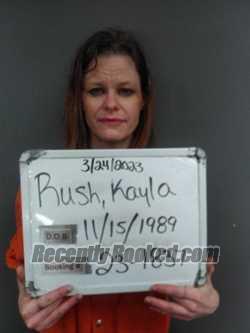 Recent Booking / Mugshot for Kayla Deann Rush in Sebastian County, Arkansas