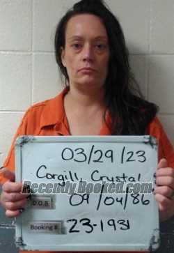 Recent Booking / Mugshot for CRYSTAL MICHELLE CORGILL in Sebastian ...
