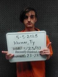 Recent Booking / Mugshot for Ty Bailey Warner in Sebastian County, Arkansas