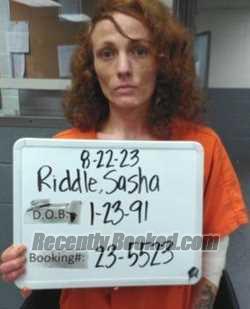 Recent Booking / Mugshot for Sasha Faith Riddle in Sebastian County ...