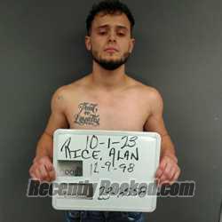Recent Booking / Mugshot for Alan Kody Rice in Sebastian County, Arkansas