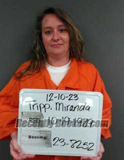 Recent Booking / Mugshot for MIRANDA RENEE TRIPP in Sebastian County ...