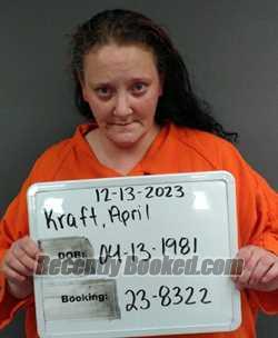 Recent Booking / Mugshot for APRIL MICHELLE KRAFT in Sebastian County ...