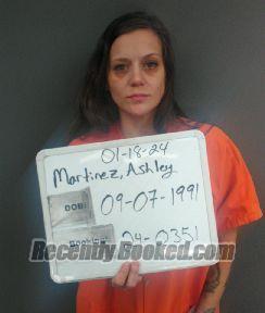 Recent Booking / Mugshot for Ashley Nichole Martinez in Sebastian ...