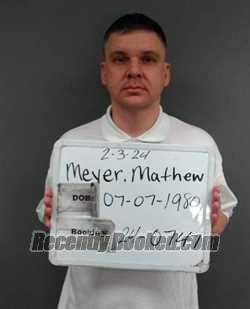 Recent Booking / Mugshot for Mathew Anthony Meyer in Sebastian County, Arkansas
