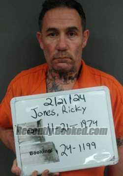 Recent Booking / Mugshot for RICKY LEE JONES in Sebastian County, Arkansas