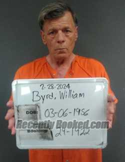 Recent Booking / Mugshot for William Maxwell Junior Byrd in Sebastian ...