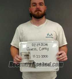 Recent Booking / Mugshot for Corey Dylan Guess in Sebastian County ...
