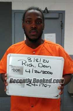 Recent Booking / Mugshot for Deon Eugene Rich in Sebastian County, Arkansas