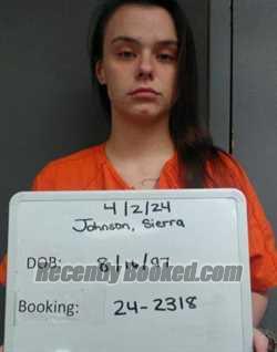 Recent Booking / Mugshot for SIERRA ANN JOHNSON in Sebastian County, Arkansas