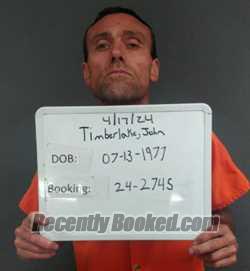 Recent Booking / Mugshot for JOHN HARRISON TIMBERLAKE in Sebastian ...