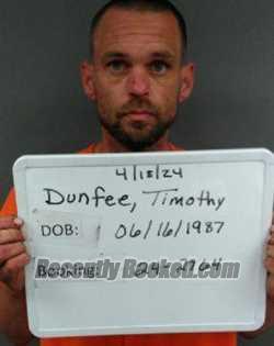 Recent Booking / Mugshot for TIMOTHY DWAYNE Junior DUNFEE in Sebastian County, Arkansas