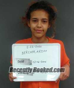 Recent Booking / Mugshot for Ariah Gabrielle Bercher in Sebastian ...