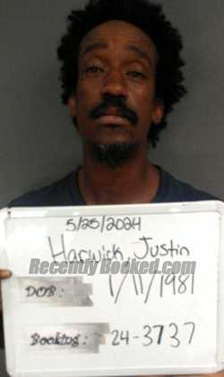 Recent Booking / Mugshot for JUSTIN LAMAR HARDWICK in Sebastian County ...