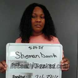 Recent Booking / Mugshot for DONNITA NICHOLE SHERMAN in Sebastian ...