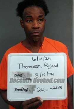 Recent Booking / Mugshot for RYLAND SCOTT ORLANDO THOMPSON in Sebastian ...