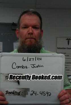 Recent Booking / Mugshot for JUSTIN LEE COMBS in Sebastian County, Arkansas